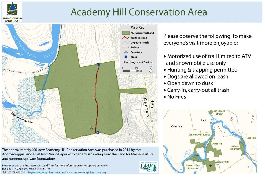 Academy Hill Conservation Area - Androscoggin Land Trust